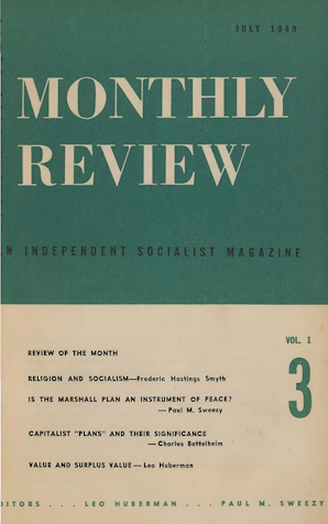 Monthly Review Vol. 01 (1949–1950), No. 03 (July-August 1949) - Monthly ...