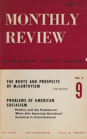Monthly Review Vol. 05 (1953–1954), No. 09 (January 1954) - Monthly ...