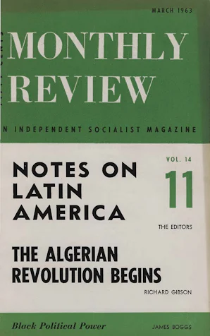 Monthly Review Vol. 14 (1962–1963), No. 11 (March 1963) - Monthly ...