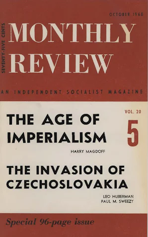 Monthly Review Vol. 20 (1968–1969), No. 05 (October 1968) - Monthly ...