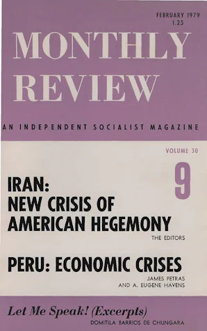 Monthly Review Vol. 30 (1978–1979), No. 09 (February 1979) - Monthly ...