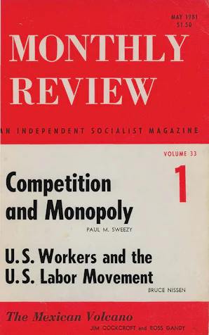 Monthly Review Vol. 33 (1981–1982), No. 01 (May 1981) - Monthly Review ...