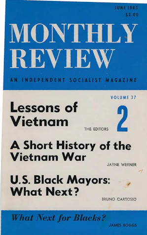 Monthly Review Vol. 37 (1985–1986), No. 02 (June 1985) - Monthly Review ...