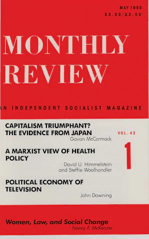 Monthly Review Vol. 42 (1990–1991), No. 01 (May 1990) - Monthly Review ...