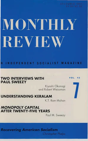 Monthly Review Vol. 43 (1991–1992), No. 07 (December 1991) - Monthly ...