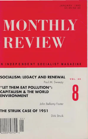 Monthly Review Vol. 44 (1992–1993), No. 08 (January 1993) - Monthly ...