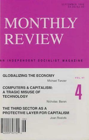 Monthly Review Vol. 47 (1995–1996), No. 04 (September 1995) - Monthly ...