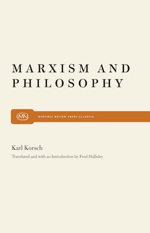 Marxism and Philosophy - Monthly Review Press